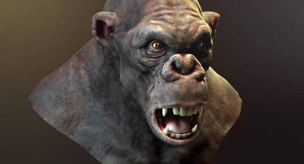 3D king kong head | 1148899 | TurboSquid