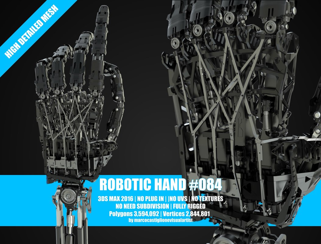 3D model robotic hand | 1148914 | TurboSquid