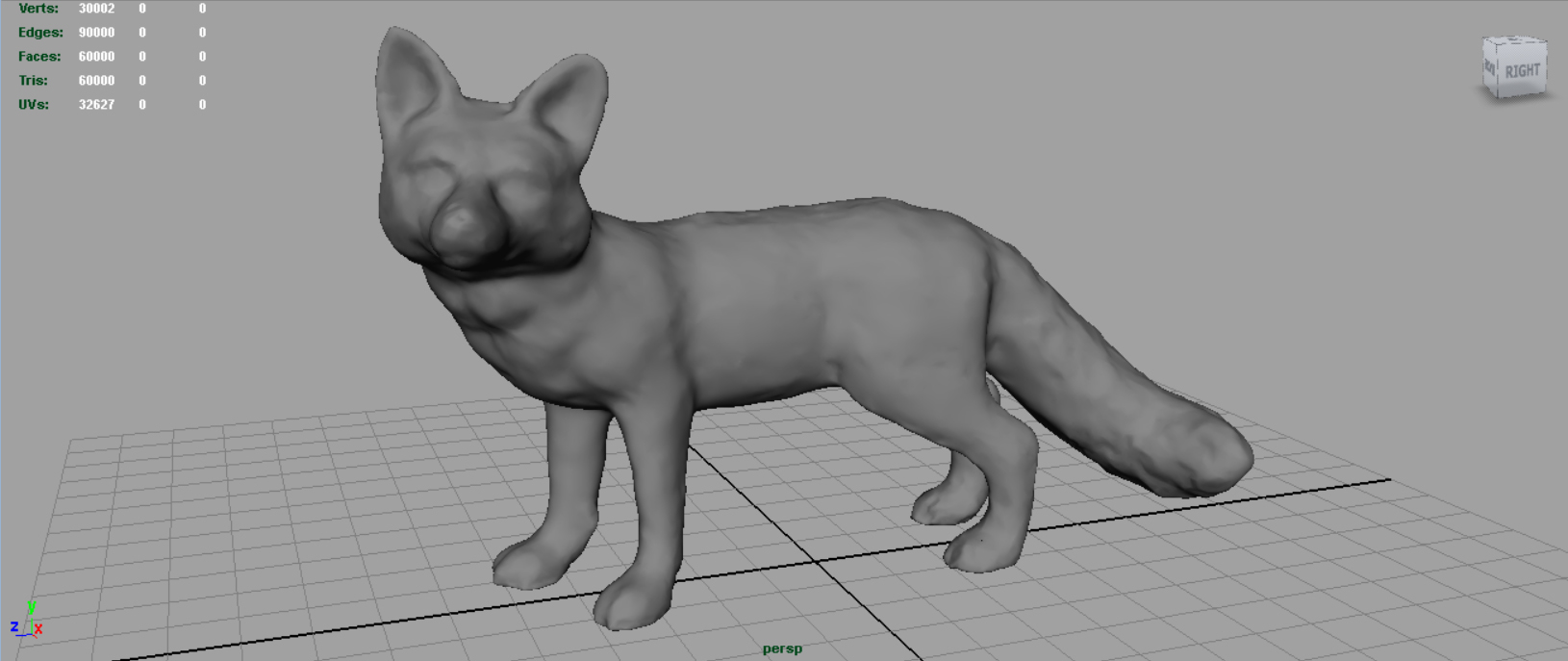 3D hd fox - TurboSquid 1149107