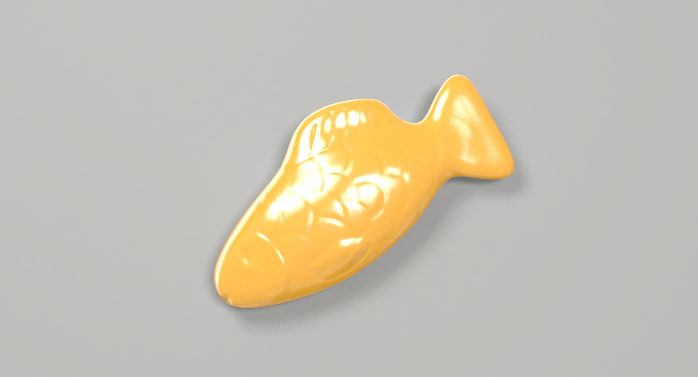 3D swedish fish orange - TurboSquid 1149116