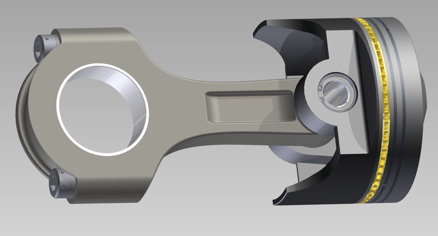 Piston engine model - TurboSquid 1149216