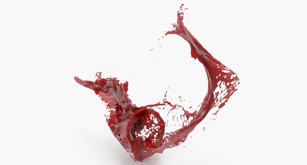 Realistic blood splash model - TurboSquid 1149286