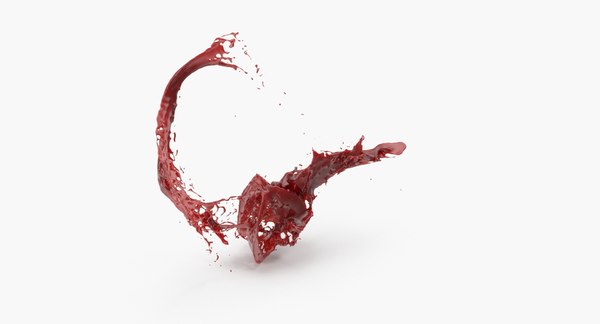 Realistic blood splash model - TurboSquid 1149286