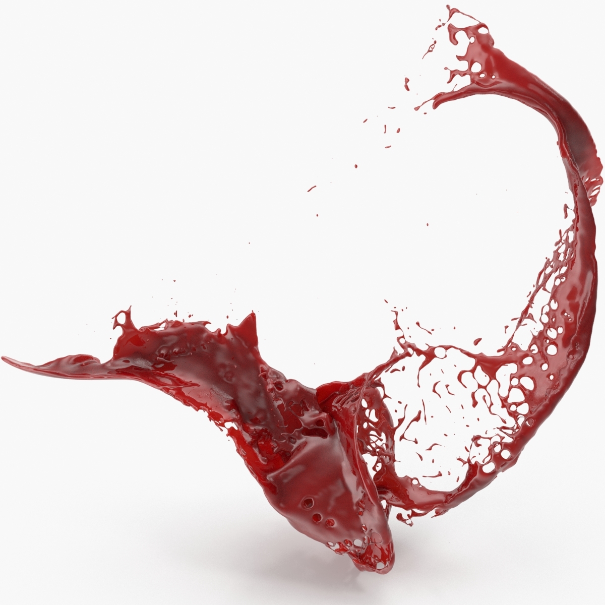 Realistic blood splash model - TurboSquid 1149286