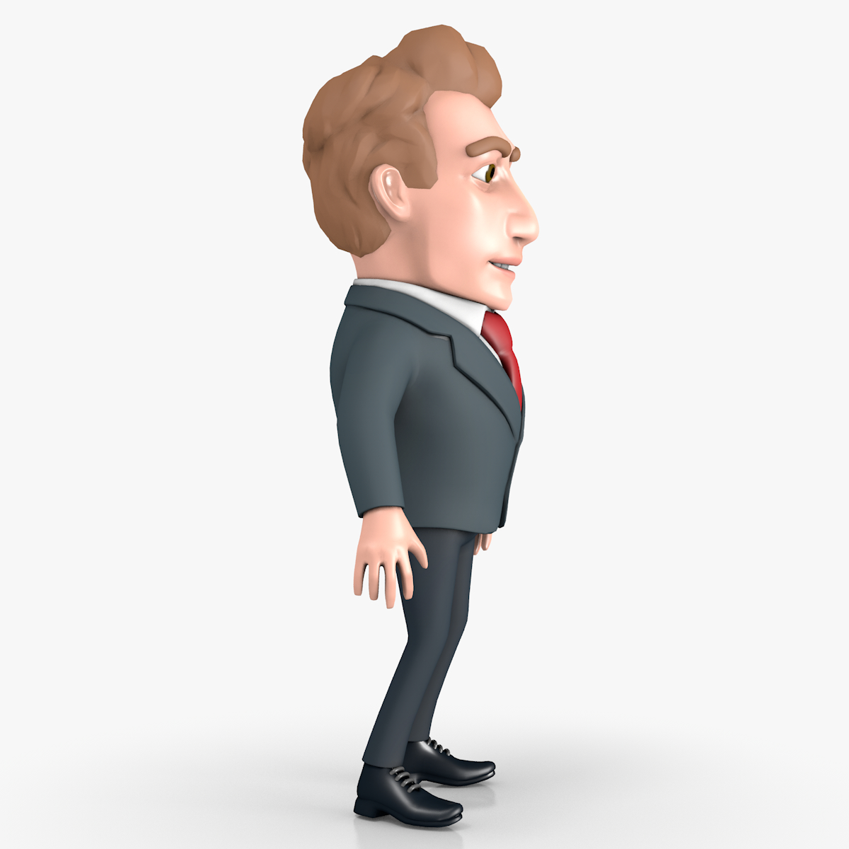 3D cartoon businessman character model - TurboSquid 1149306
