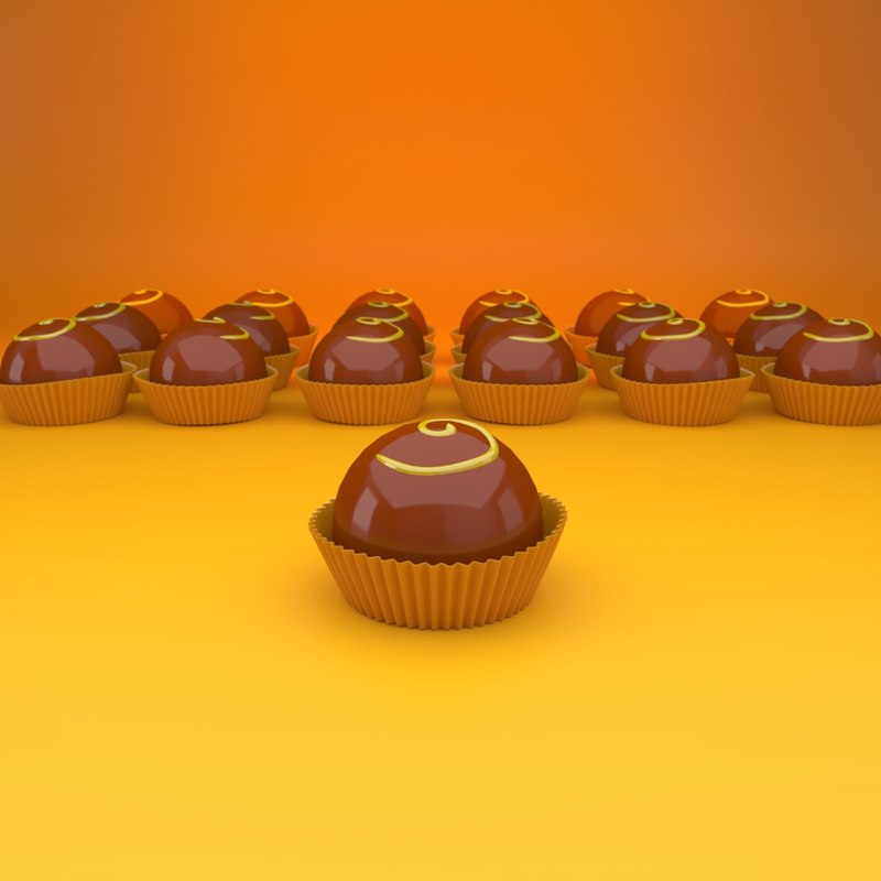 Chocolate model - TurboSquid 1149391