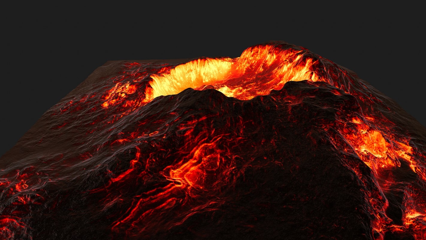 Volcano 3D - TurboSquid 1149447