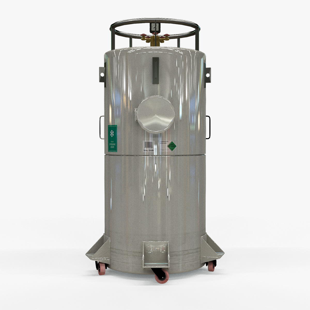 Cryogenic tank 3D model - TurboSquid 1149533