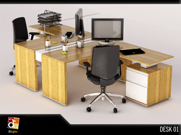 Office Desk SketchUp Models for Download | TurboSquid