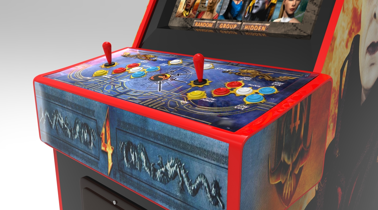 Máquina de Arcade Mortal Kombat 4 Modelo 3D - TurboSquid 1149610