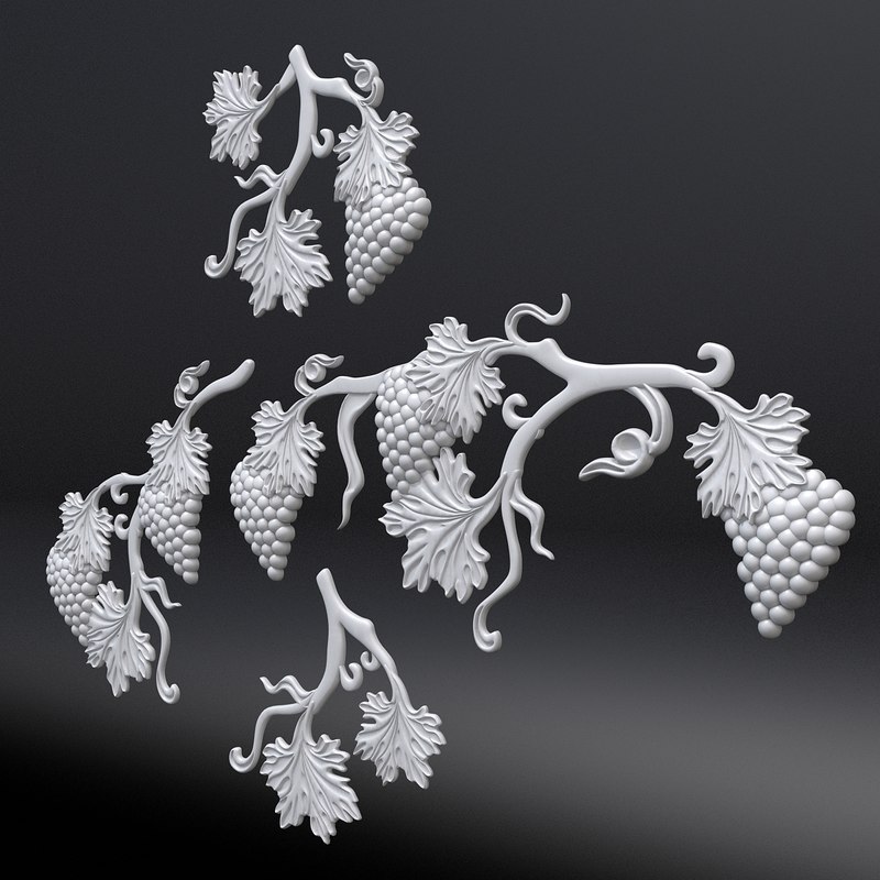 Decor grapevine 3D - TurboSquid 1149619
