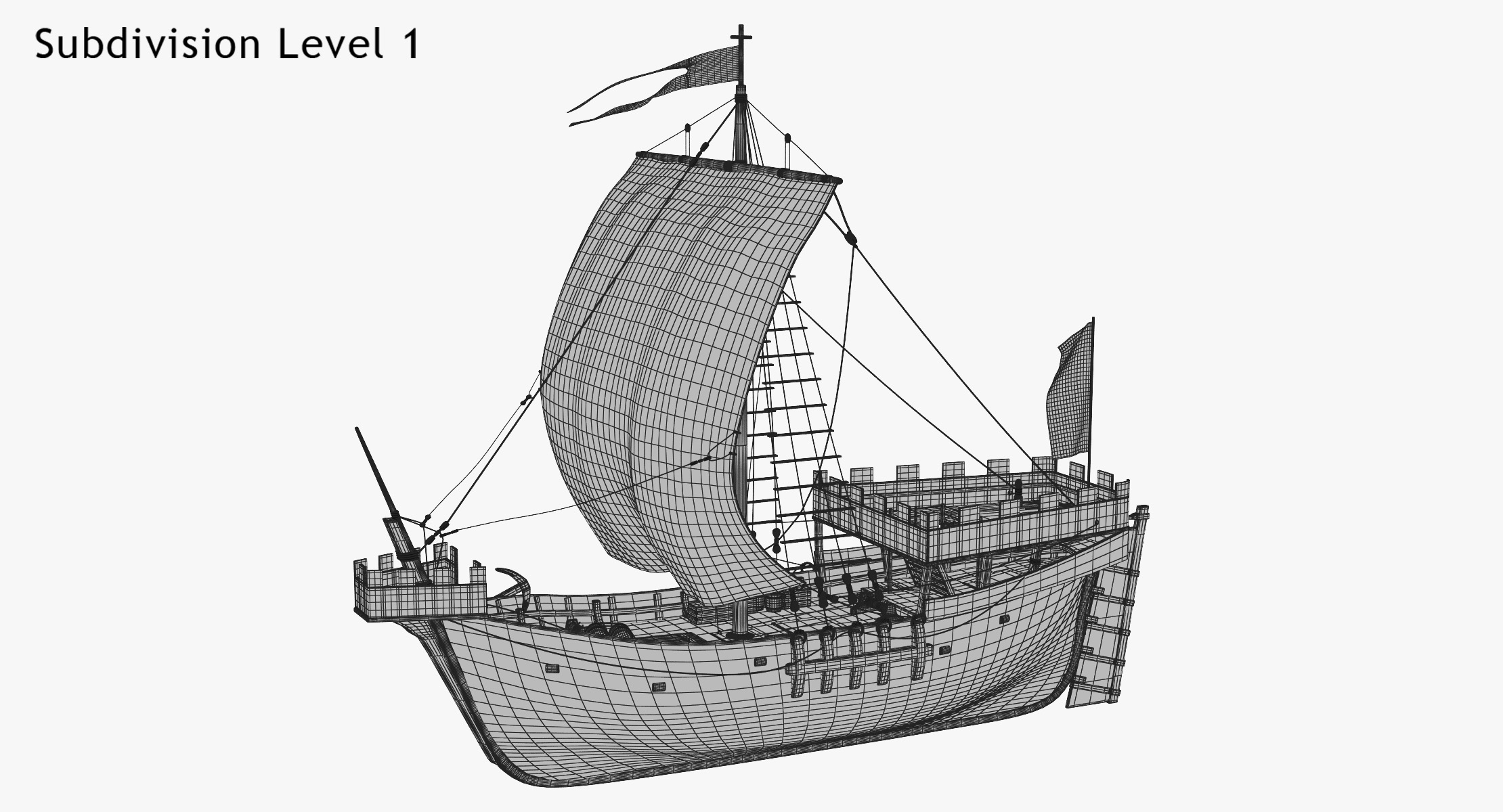 Medieval ship cog 3D - TurboSquid 1149651