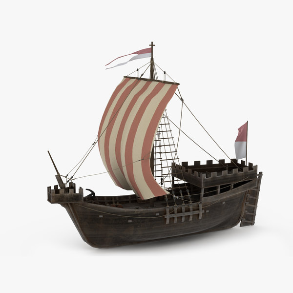 Medieval ship cog 3D - TurboSquid 1149651