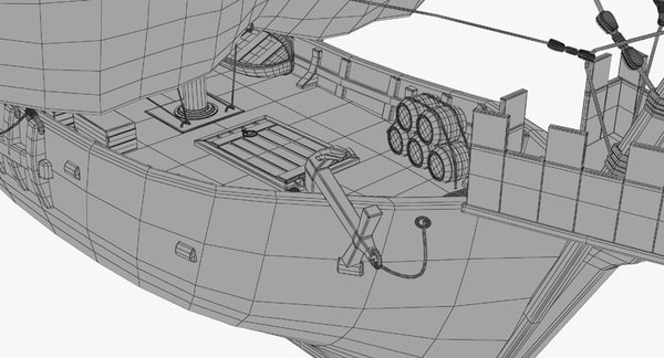 Medieval ship cog 3D - TurboSquid 1149651