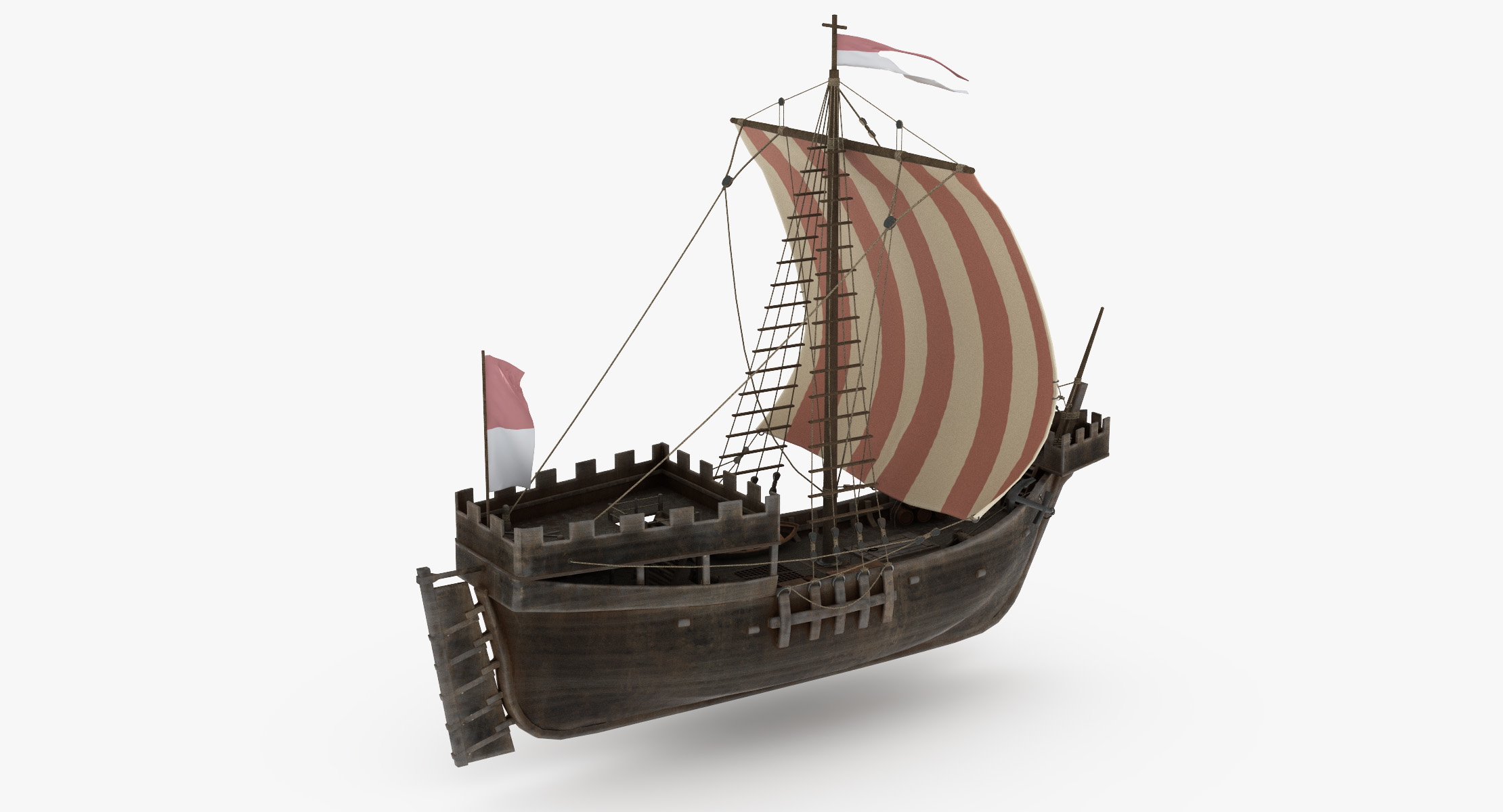 Medieval ship cog 3D - TurboSquid 1149651