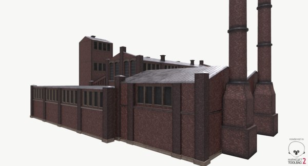 Old factory 3D model - TurboSquid 1149723
