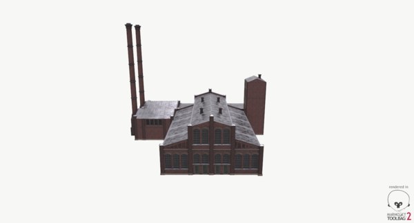 Old factory 3D model - TurboSquid 1149723