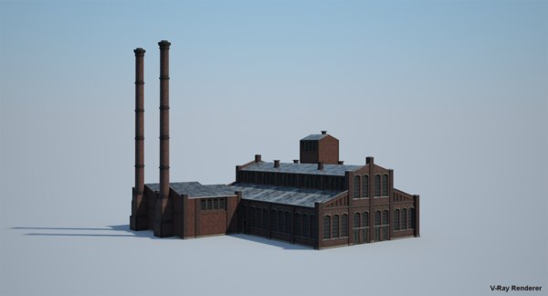 Old factory 3D model - TurboSquid 1149723