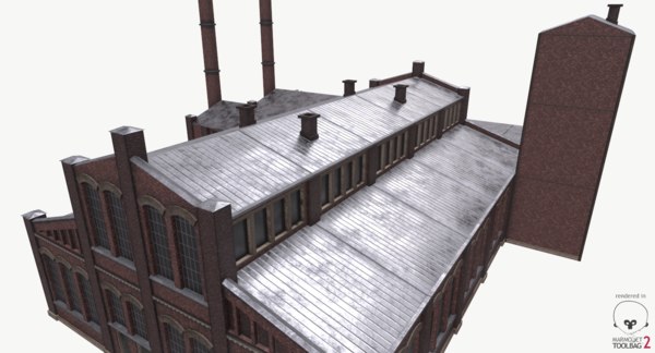 Old factory 3D model - TurboSquid 1149723