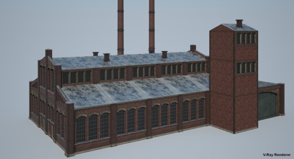 Old factory 3D model - TurboSquid 1149723