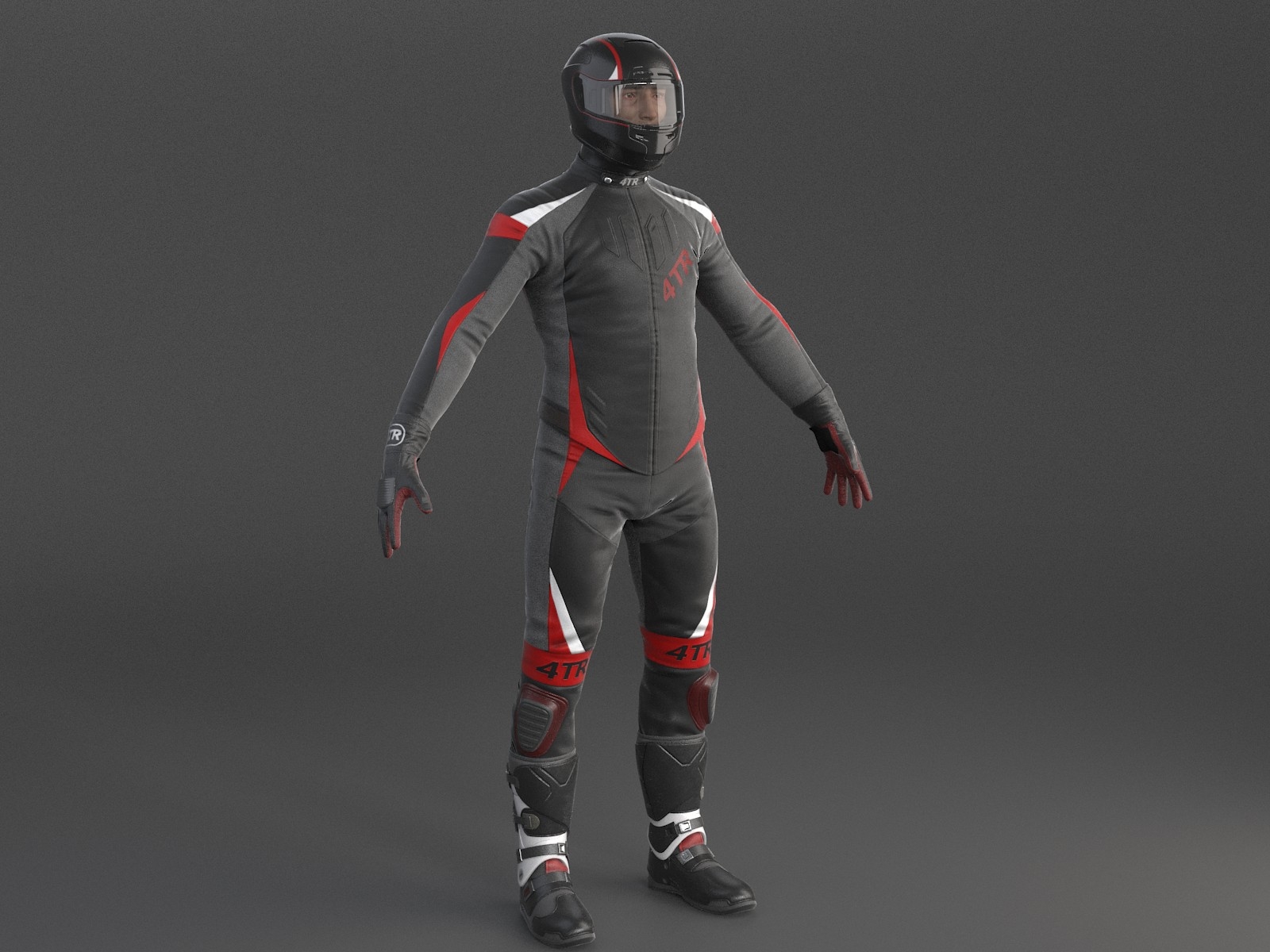 Biker motorcycle rider 3D model - TurboSquid 1149850