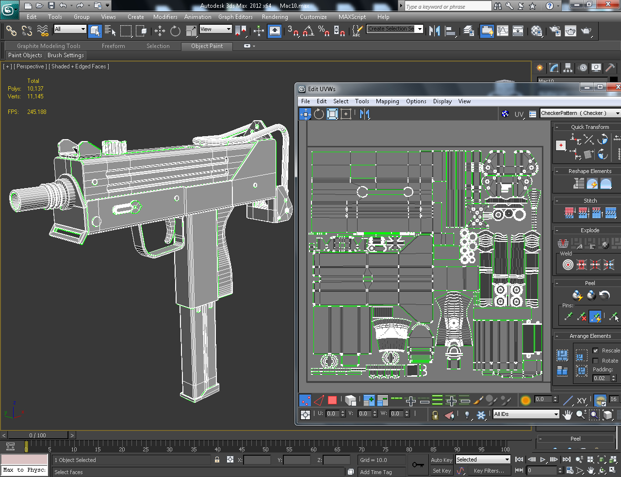 Mac 10 3D model - TurboSquid 1149914