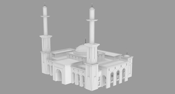 Mosque 3D model - TurboSquid 1149934