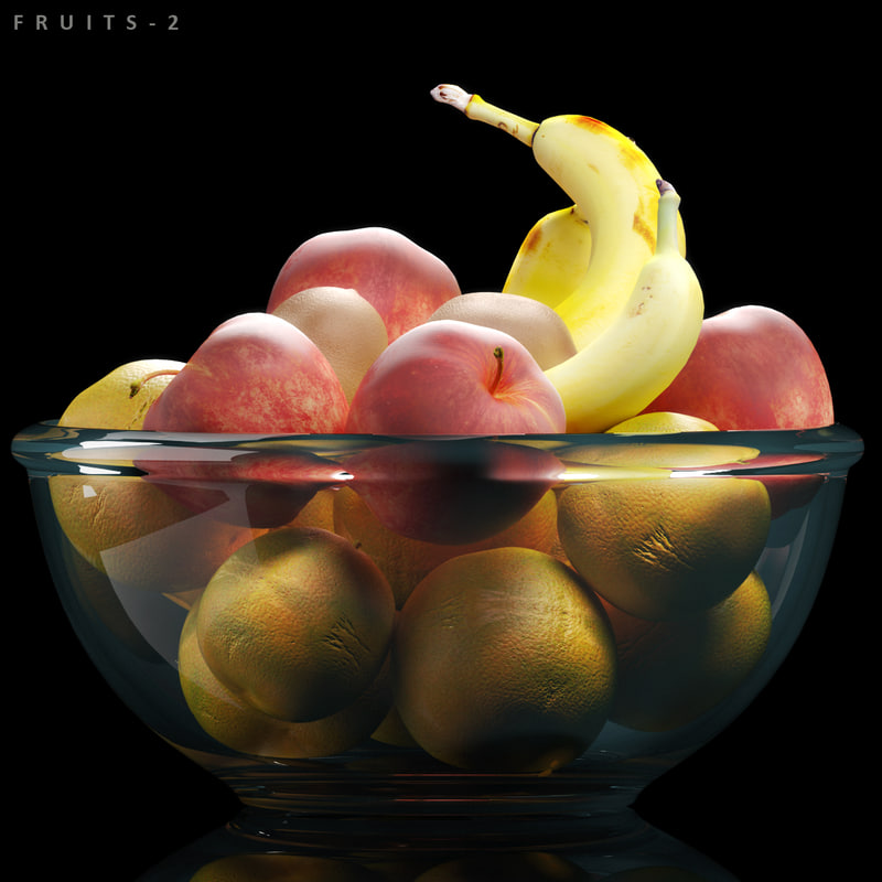 3D fruits 2 - TurboSquid 1150009
