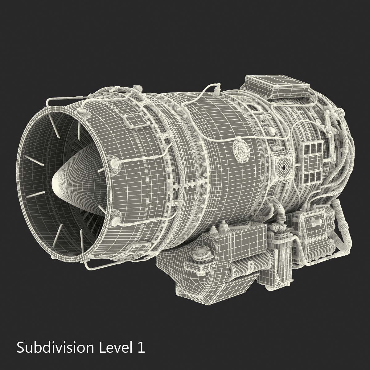 Aircraft engines 2 3D model - TurboSquid 1150032