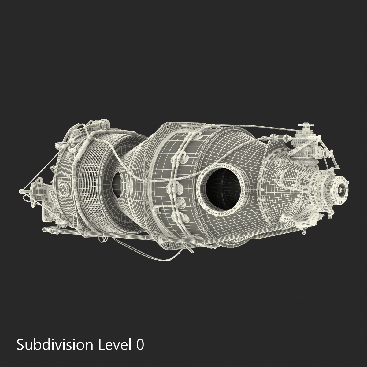 Aircraft engines 2 3D model - TurboSquid 1150032