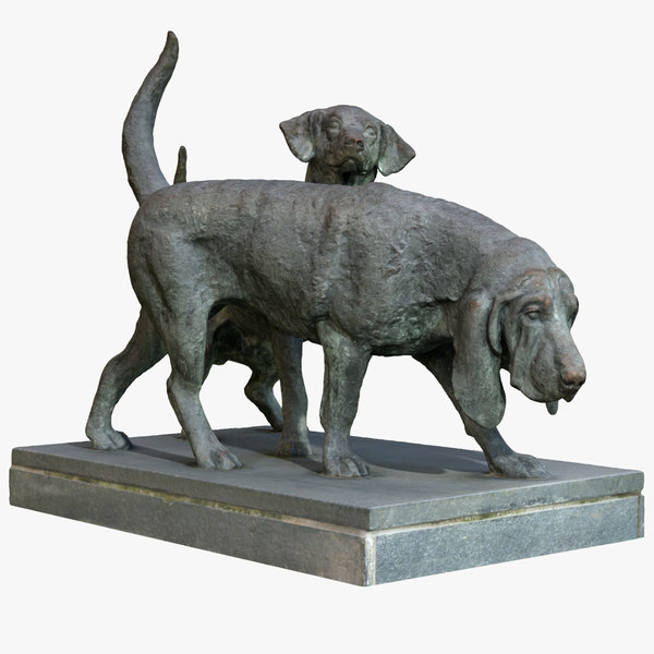 Statue dogs model - TurboSquid 1150064