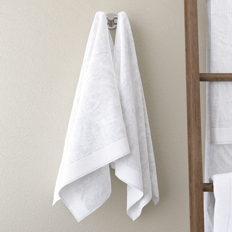 3D bath bathroom towel model - TurboSquid 1150093