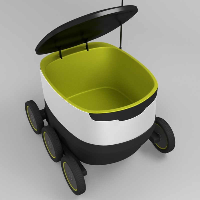 Delivery robot model - TurboSquid 1150318