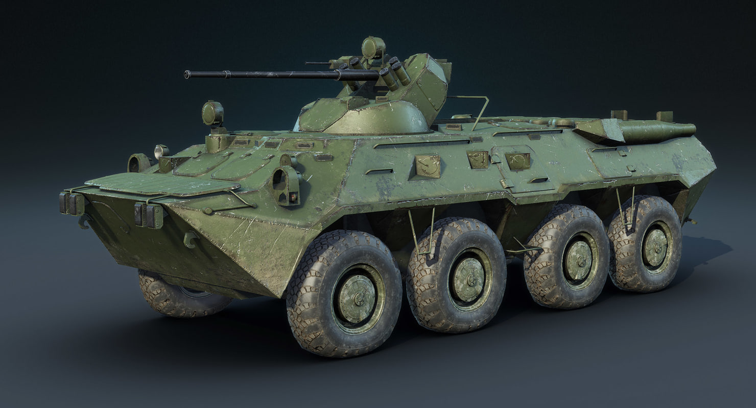 Low-poly btr-80a 3D - TurboSquid 1150440