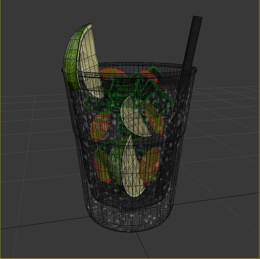 Mojito cocktail 3D model - TurboSquid 1150532