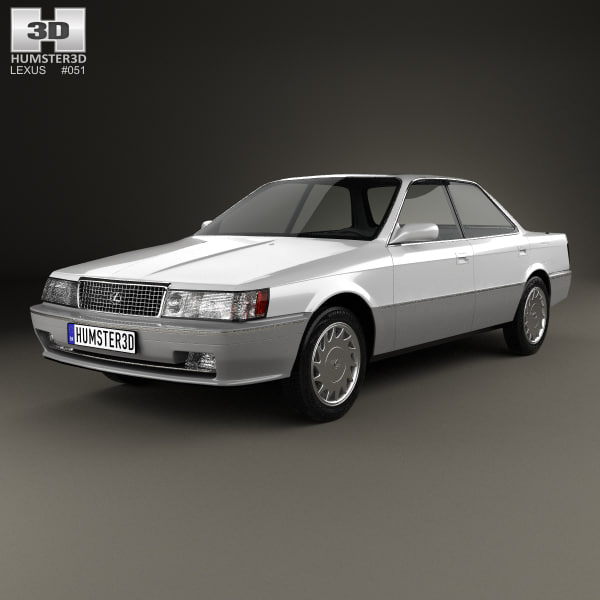 Lexus es 1989 3D model - TurboSquid 1150567