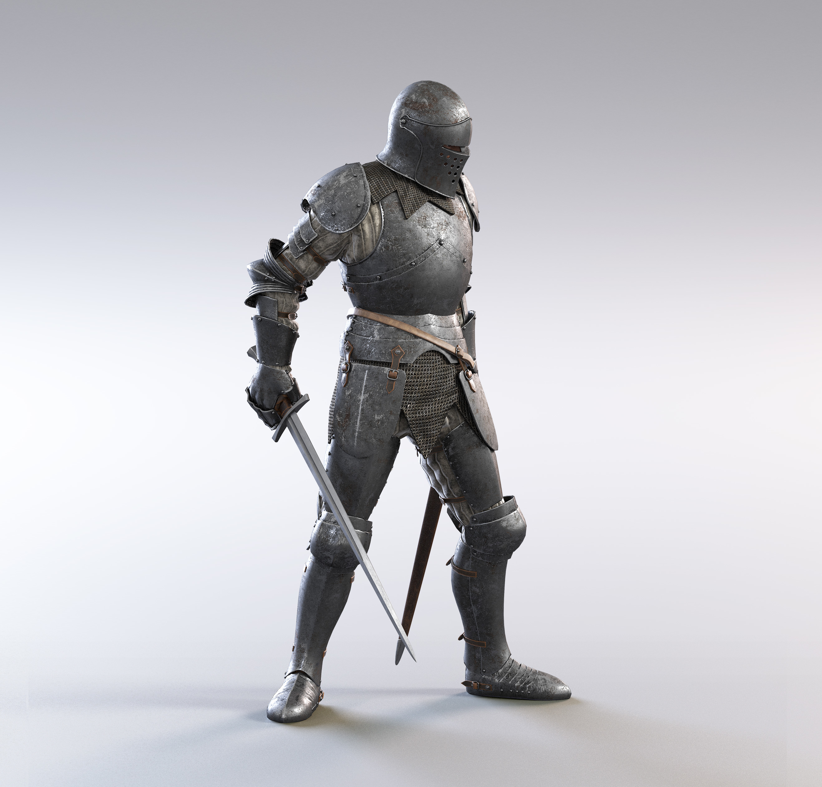 modelo 3d Fullplate Knight (aparejado) - TurboSquid 1150676