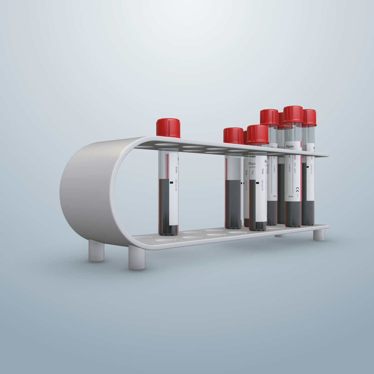 3D lab sample tubes model - TurboSquid 1150696