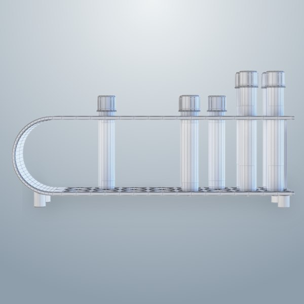 3D lab sample tubes model - TurboSquid 1150696