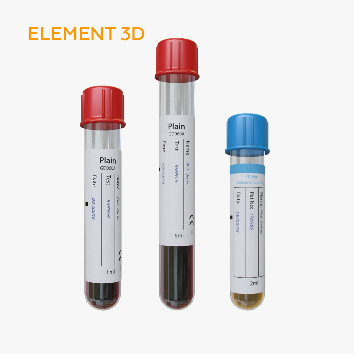 Medical tubes model - TurboSquid 1150733