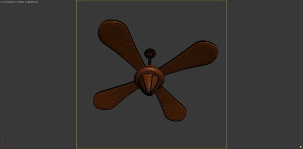 3D cartoon ceiling fan - TurboSquid 1150757