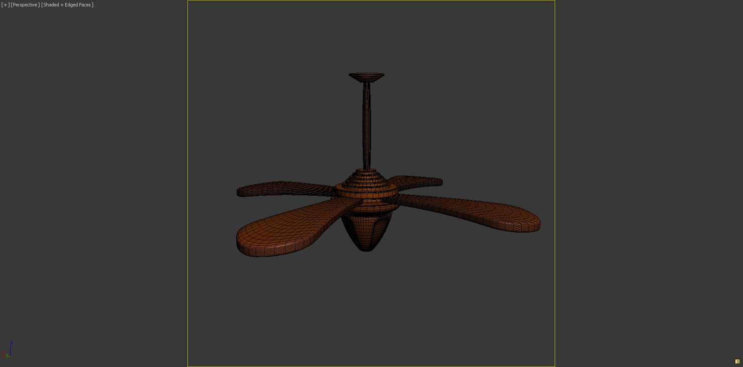 3D cartoon ceiling fan - TurboSquid 1150757