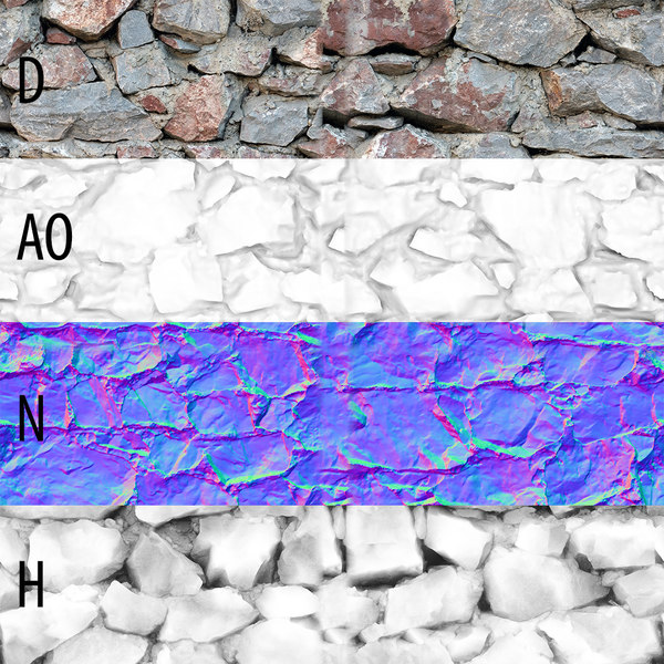 Seamless masonry wall 3D model - TurboSquid 1150995