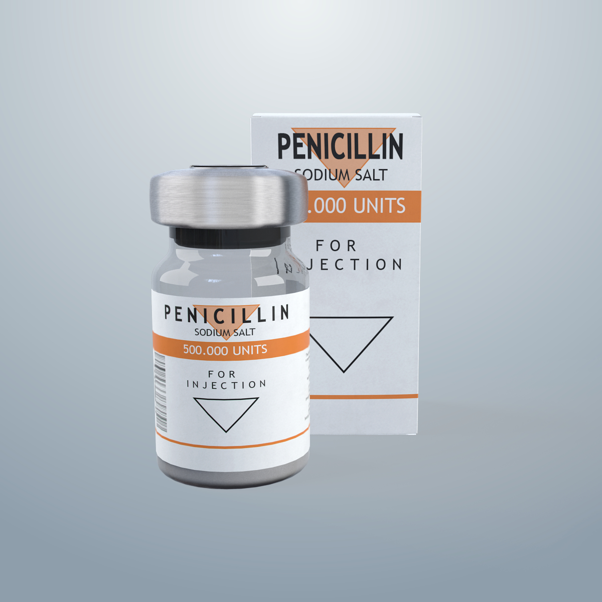 3D injection vial box - TurboSquid 1151205