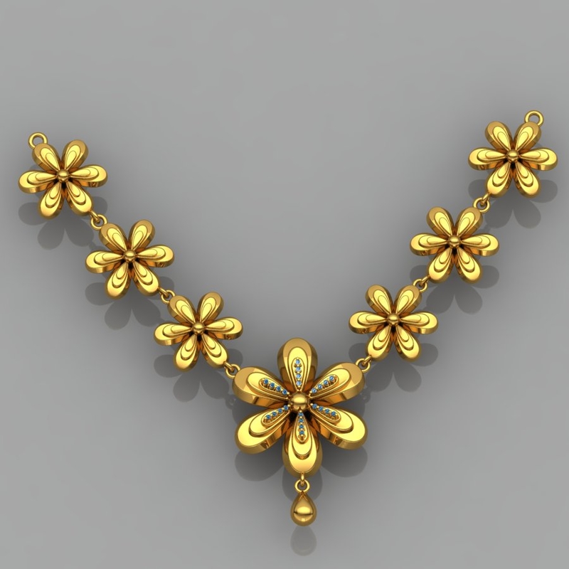 3D necklace model - TurboSquid 1151244
