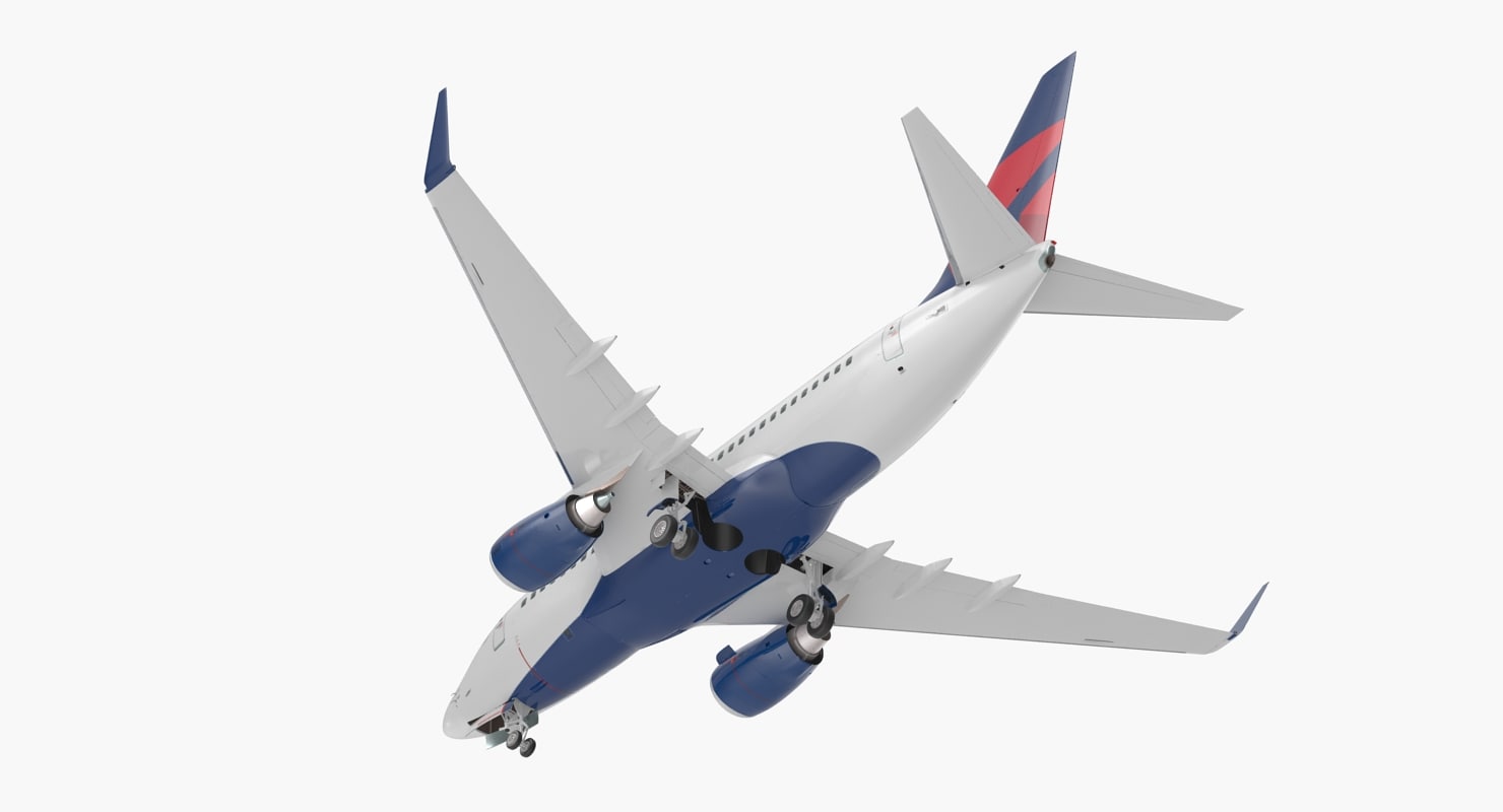 Boeing 737-600 delta air lines model - TurboSquid 1151370