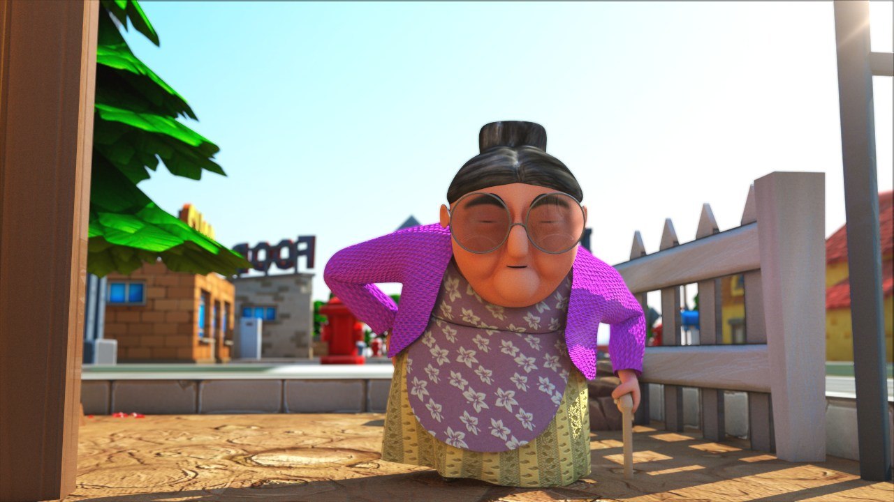 3D old lady model - TurboSquid 1151489