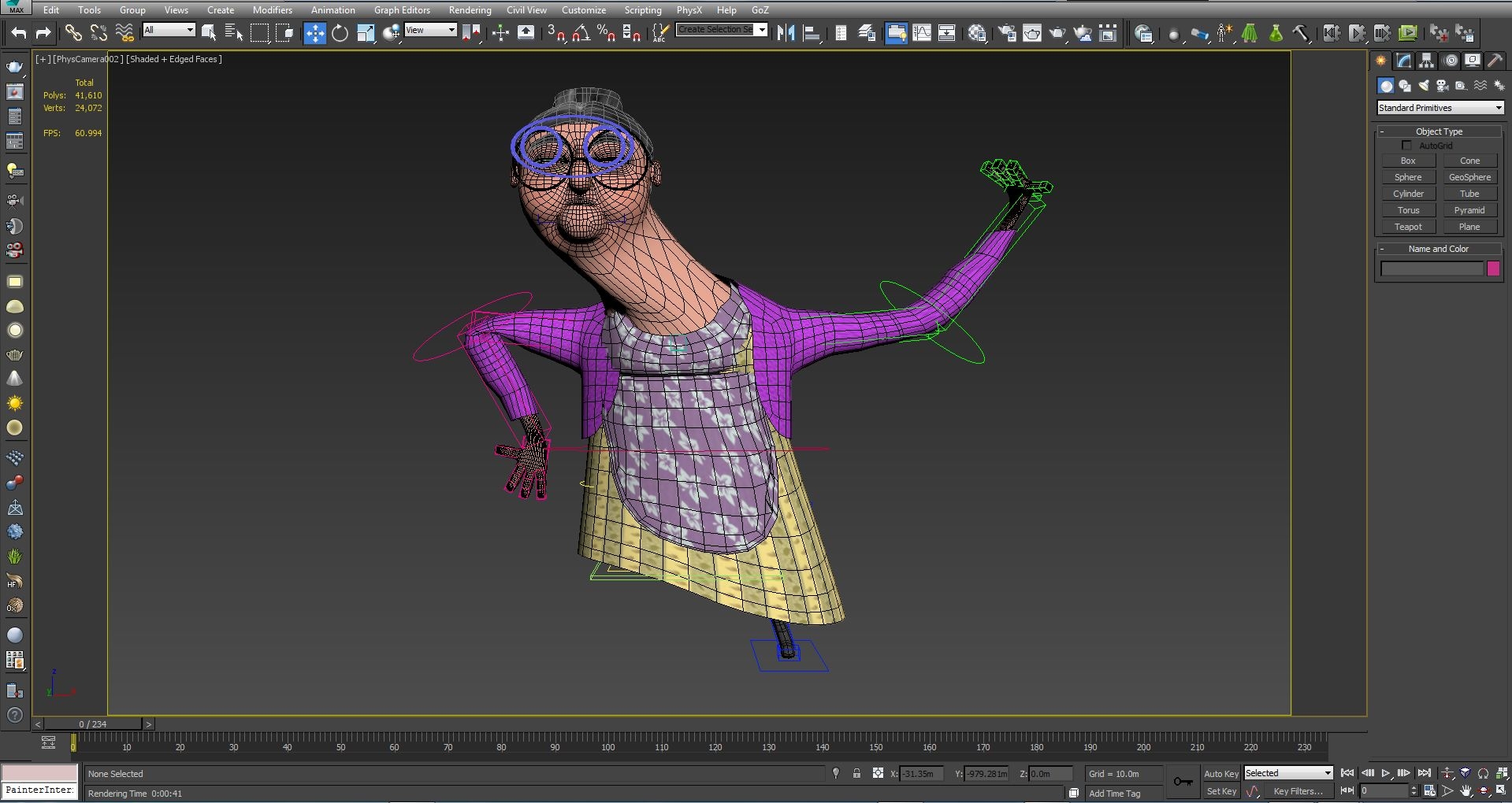 3D old lady model - TurboSquid 1151489