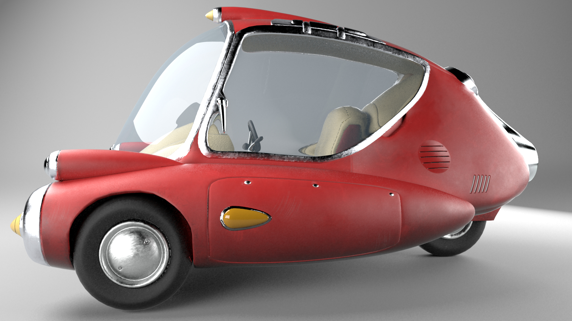 3D car fallout model - TurboSquid 1151589