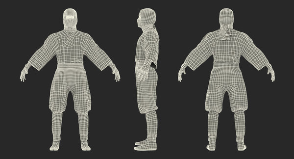 Ninja rigged 3D - TurboSquid 1151640